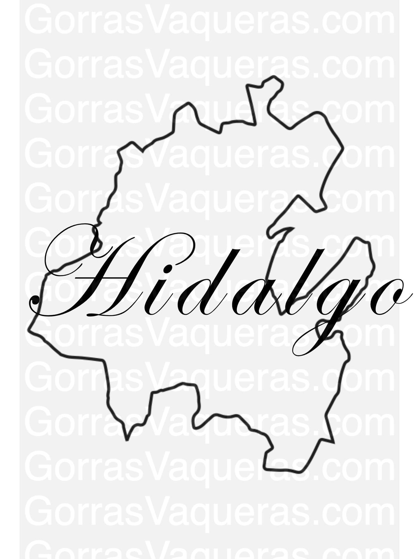 Hidalgo Digital File – SVG, PDF, EPS, PNG – Instant Download ...