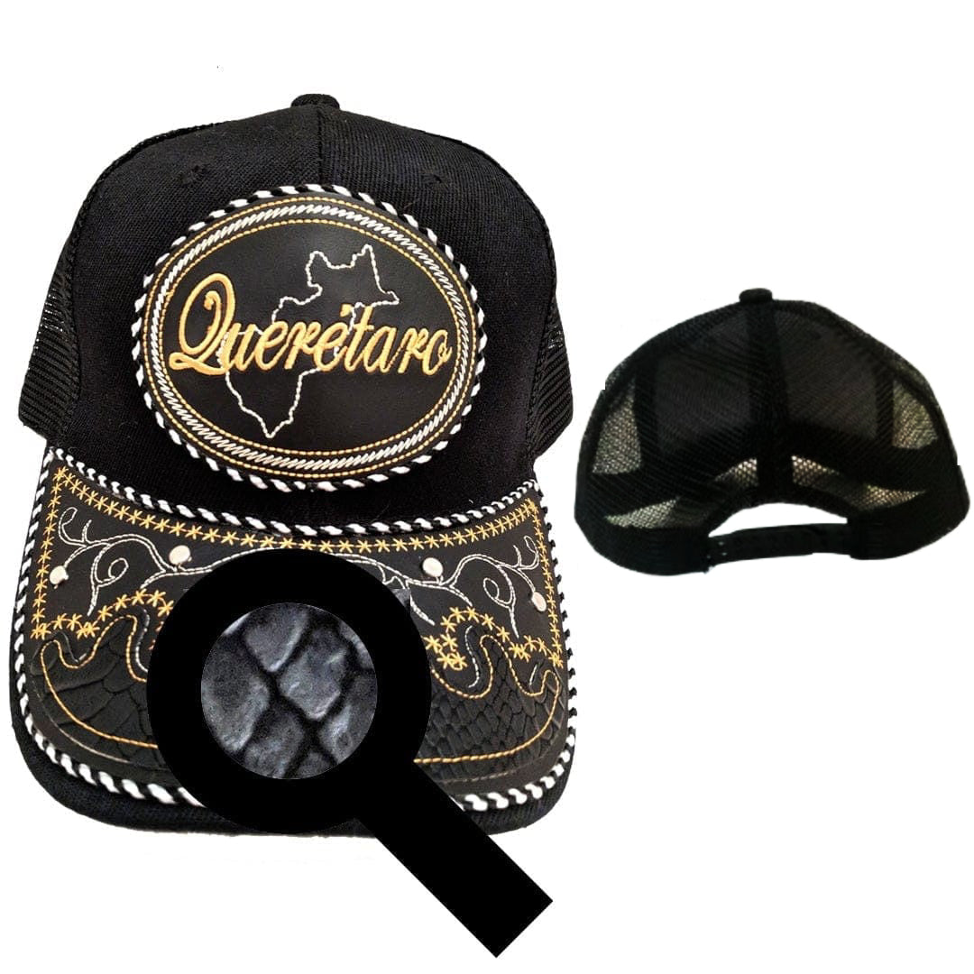 Queretaro Hat, Adjustable Unisex, Charro Style, Polyester/Acrylic, Emb ...
